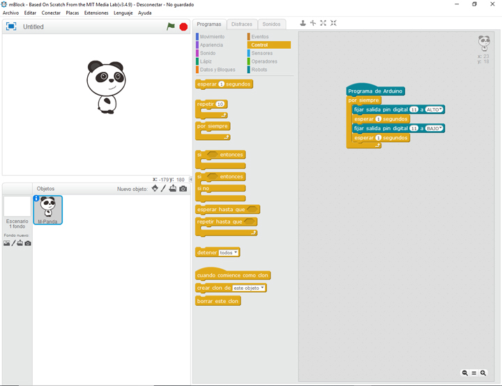Arduino para niños y niñas – Cerebrito Pérez